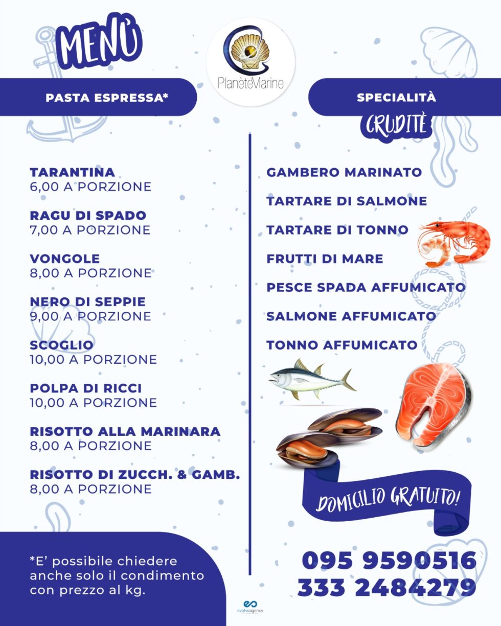 Planete Marine - Da Carlo | Frutti di mare Catania